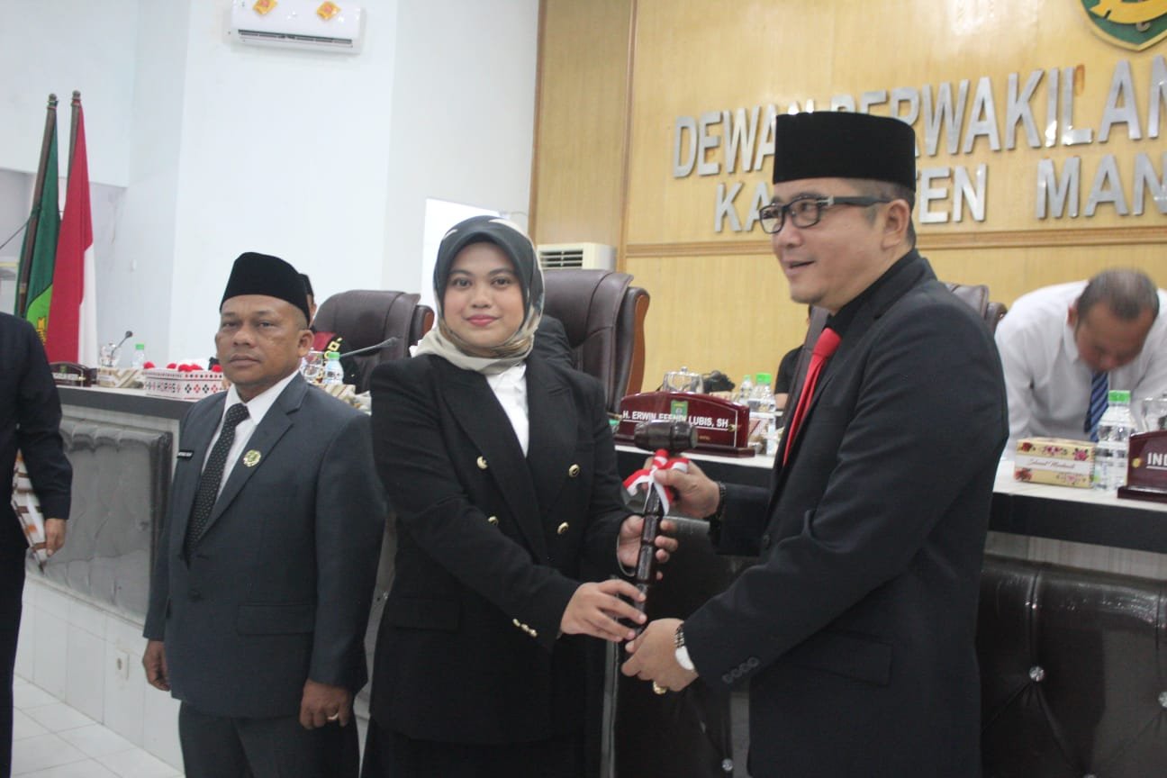 Dipimpin H.Erwin Efendi.Lubis.SH, AKD DPRD Madina 2024 – 2029 Ditetapkan – Malintang Pos Online